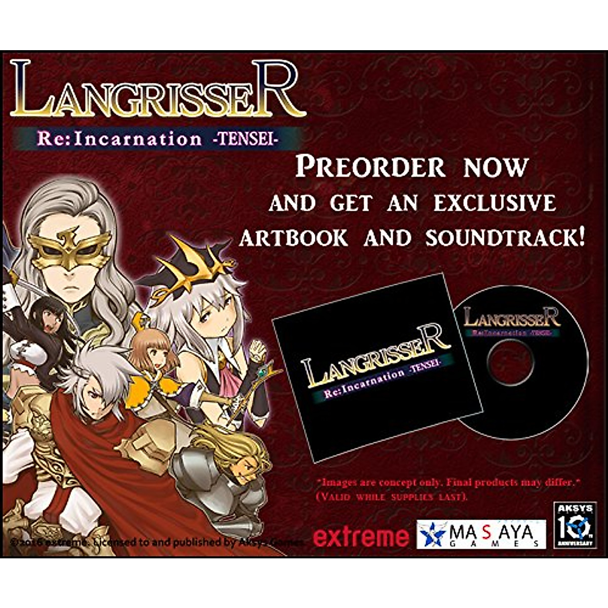 Langrisser Re: Incarnation - Tensei - Nintendo 3DS (Renewed)