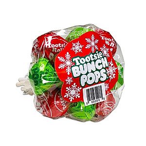 Tootsie Roll, Christmas Pops Bunch, 3.6 Ounce
