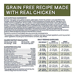 Canidae Under the Sun Premium Dry Dog Food For Puppies, Adults and Senior Dogs, Chicken Recipe, 40 Pounds, Grain Free