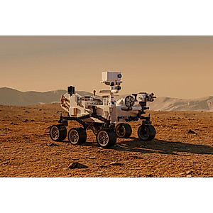Brick Loot Officially Licensed NASA Mars Rover Perseverance Model Kit, Toy Car Building Blocks, STEM Kits, Space Gifts for Adults or Kids 6 +, Compatible with Lego and Other Major Brands, 603 Pieces