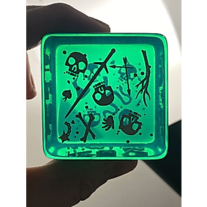 Massive Gelatinous Cube 51mm Die / Dice / Mini with Dice Bag by Severed Books