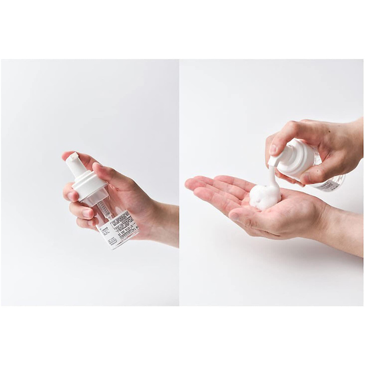 2PCS 100ml Cobalt Blue Refillable Empty Foam Pump Bottles Small Foaming Soap Dispenser for Hand Soap Lash Cleanser Shampoo Liquid 3.4oz