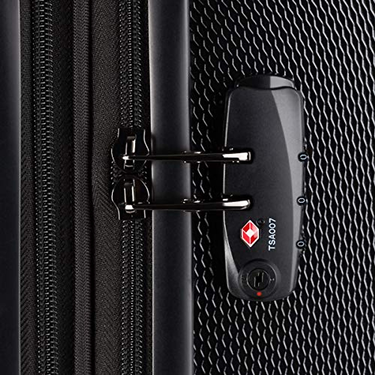 SwissGear 7272 Energie Expandable Hard-Sided Luggage With Spinner Wheels & TSA Lock, Black, 27”