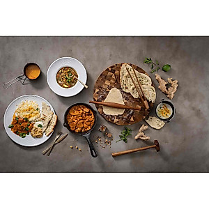 Tablecraft 11069 Tadka Pan, 10-inch Length, 10 oz Capacity, Non-Stick Coated Metal