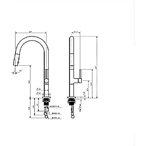 Kitchen & Bath Fixtures Taps Faucet,Electroplating Pull Faucet Kitchen Sink Sink Hot and Cold Water Mixer Wholesale, Black,Black
