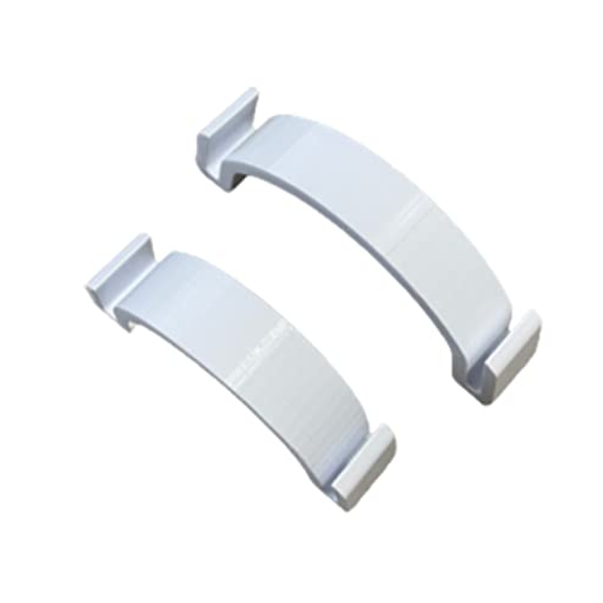 KTD Hat Shaper/Hat Curving Band/Bill Bender/Brim Bender Hat Bender Brim Bender Forming Tool for Perfect Curve Shaper Era Fitted Hat Made in USA - Two (2) Sizes for Custom Adjustable fit White