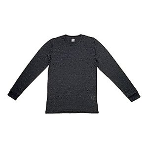 32 DEGREES Heat Mens Long Sleeve Crew Neck Performance Base Layer Shirt Charcoal Large
