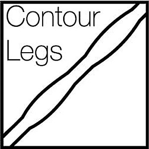 Gold Medal Contemporary Director’s Chair - Black (24", Berry Red)