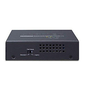 Planet POE-171A-95 Single-Port 10/100/1000Mbps 802.3bt Ultra PoE Injector (95 Watts, PoH, Legacy Mode Support, PoE Usage LED) w/External Power Adapter