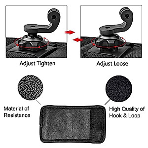 Taisioner Backpack Strap Shoulder Chest Mount Compatible with GoPro AKASO Insta360 OSMO Action Sport Camera for Climbing Walking on Foot Recording Accessories ( Improved Version )