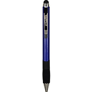 Zebra StylusPen Retractable Ballpoint Pen, Medium Point, 1.0mm, Black Ink, Midnight Blue Barrel, 1-Count