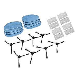 Airshi Robot Accessories, Deep Soft Fiber Dustproof Robotic Vacuum Cleaner Kit for ZCWA BR150 BR151