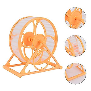 Guinea Pig Toys Hamster Cage Toys 2 Pack Hamster Exercise Wheel- Hamster Jogging Wheel Hamster Running Wheel Hamster Wheel Silent Hamster Jogging Hamster Jogging Wheel Toy Pet Toys