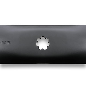 Terre Products, 2 Pack Mulching Mower Blades, 42 Inch Deck, Compatible with John Deere 105, 115, 125, D100. D110, D125, LA100, LA105, LA110, Replaces John Deere GX22151, GY20850, AM137333, AM141033