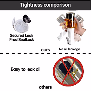 JQYJLX Edible Oil Spray Bottle,220ml Food Grade Glass Olive Oil Dispenser Sprayer for Cooking,Kitchen Oil Sprayer,Widely Used in Salads,Baking,Air Fryers,BBQ,Popcorn (oil sprayer for popcorn)1