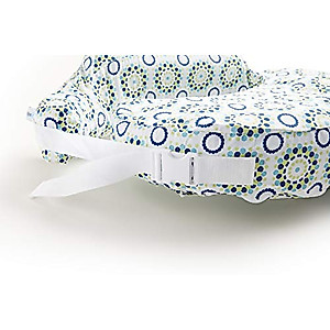 My Brest Friend Inflatable Travel Nursing Pillow For Breastfeeding, Bottlefeeding & Posture Support with Slipcover, Sparkles