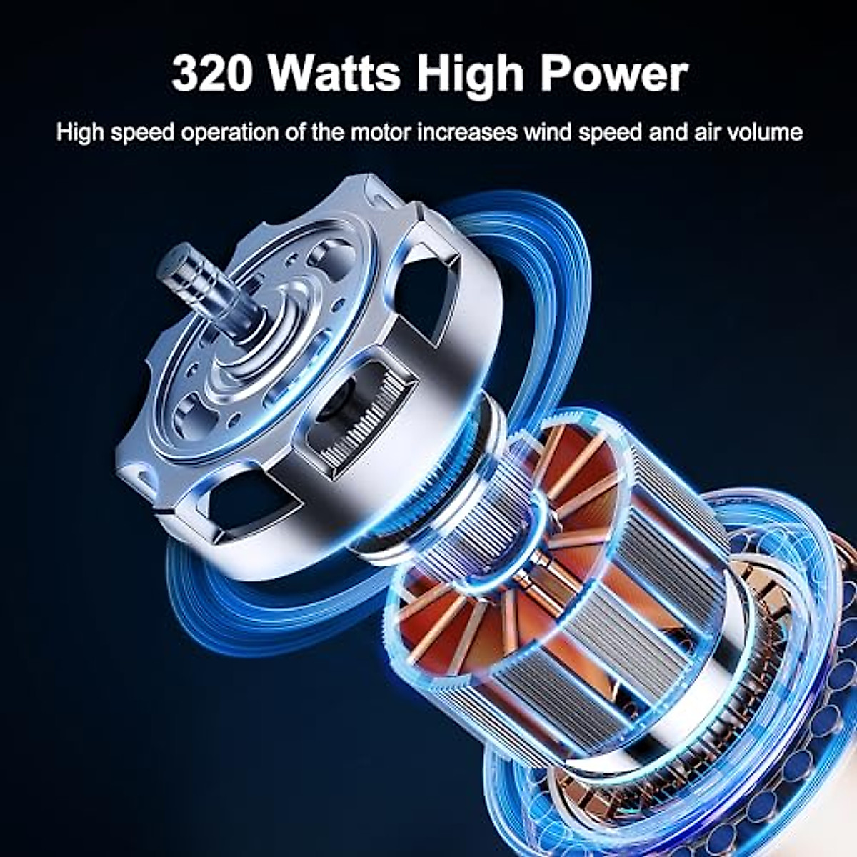 Uthfy 24 Inch Heavy Duty Industrial Drum Fan, 320W High Velocity Floor Fan with 3 Speeds, 360° Tilt Metal Garage Fan for Warehouse, Commercial, Workshop, Factory and Basement