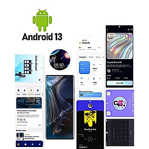 SANSHREUNI C21 5G Unlocked Android Phones, 6G+256GB Unlocked Cell Phone for Android 13, 6.8" HD Smartphone with 64MP Camera, 6000mAh Battery, 30W Fast Charge, GPS, Face ID/Fingerprint Unlock (Black)