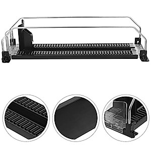 DOITOOL Mini Fridge Drink Organizer for Fridge Pusher Glide - Self-Pushing - 12inch Automatic Soda Can Organizer for Pantry/Vending Machine