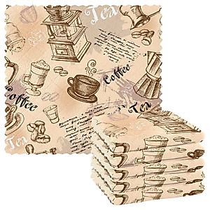 Dish Cloths Dish Towels Kitchen Towels 6 Pack Sets Absorbent Gold Black Marble Soft Decorative Reusable Nonstick Oil Washable (color7)