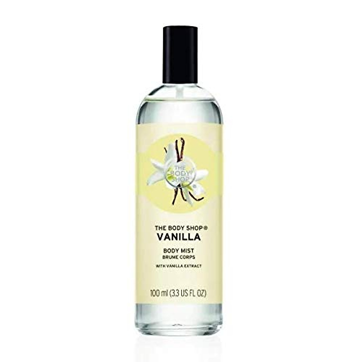 The Body Shop Vanilla Body Mist – Refreshes and Cools with a Sweet Scent – Vegan – 3.3 oz