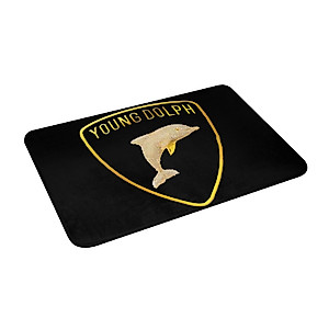 BeverlyJHoward Young Rapper Dolph Carpet Bedroom Living Room Floor Mat Anti-SlipHome Decoration Carpet 16x24in