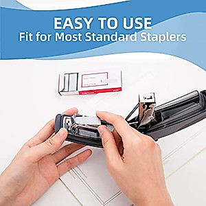 EZWORK Standard Staples, 5/16 inch Length, 40-60 Sheet Capacity, 5000 Staples, 10 Pack General Purpose Staple, Jam Free Sharp Chisel Point Staples for Most Standard Desktop Stapler (5/16'' Length)