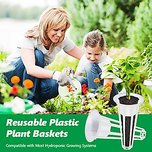 162 pcs Seed Pod Kit for Aerogarden, Grow Anything Kit for Hydroponics, Hydroponics Supplies with 40 Grow Sponges, 40 Grow Baskets, 40 Pod Labels, 40 Grow Domes, 1 A&B