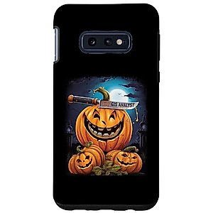 Galaxy S10e GIS Analyst Funny Halloween Fun Pun Spooky Case