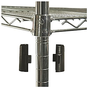 Alera ALESW504818SR NSF Certified Industrial 4-Shelf 48 in. x 18 in. x 72 in. Wire Shelving Kit - Silver