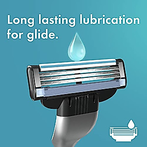 Gillette Mach3 Mens Razor Blade Refills, 15 Count, Designed for Sensitive Skin