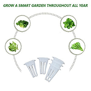 Aooccder Grow Baskets Replacement for idoo Hydroponic Growing System,Seed Pods Baskets for Indoor Herb Garden,Plant Growing Containers fit Square Grow Sponges,50 Pack, White