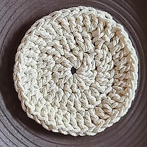 Light Blue Braided Cotton Cord Crochet Bag Yarn Hollow Knitted Crochet Yarns Round Rope Yarns 100g