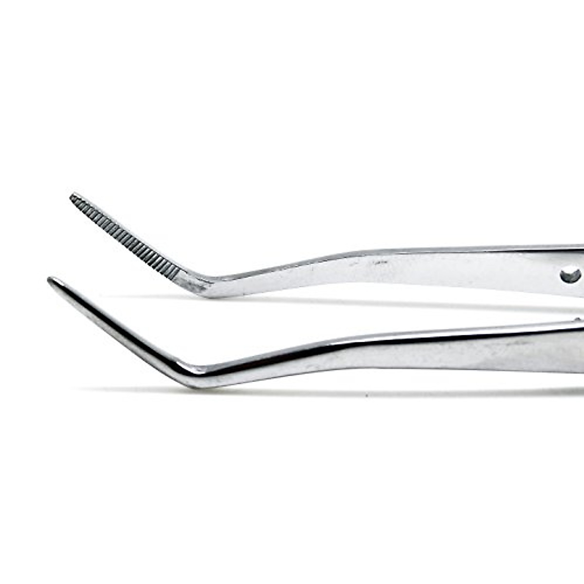 Meriam Foil Dental Cotton Tweezer Serrated Angled Beak Dressing Pliers Surgical Forcep Diagnostic Instruments