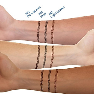 Antique Beauty Waterproof Eyebrow Pencil, Dual-Headed Eyebrow Pencil, Perfect for Professional & Beginner Use-Light Brown