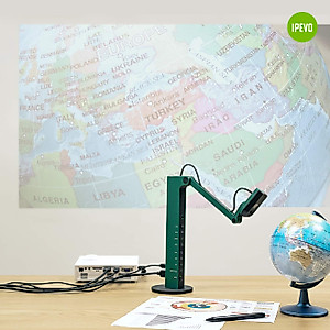 IPEVO VZ-R HDMI/USB Dual Mode 8MP Visual Communication Tool for Real-time Projection, Remote Work, Distance Learning, Web conferencing, Video Recording, Live Demos — Works with and Without a Computer