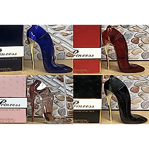 EB C Princess High Heel Shoes Red & Pink Eau de Parfum for Women, 85 ML, 2.9 FL OZ (Pack of 2)