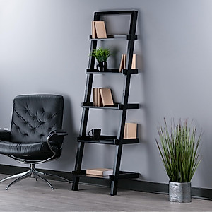 Winsome Wood Bailey Shelving, Black