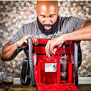 Jillmo Travel Bartender Kit, 10-Piece Cocktail Shaker Set with Bartender Bag