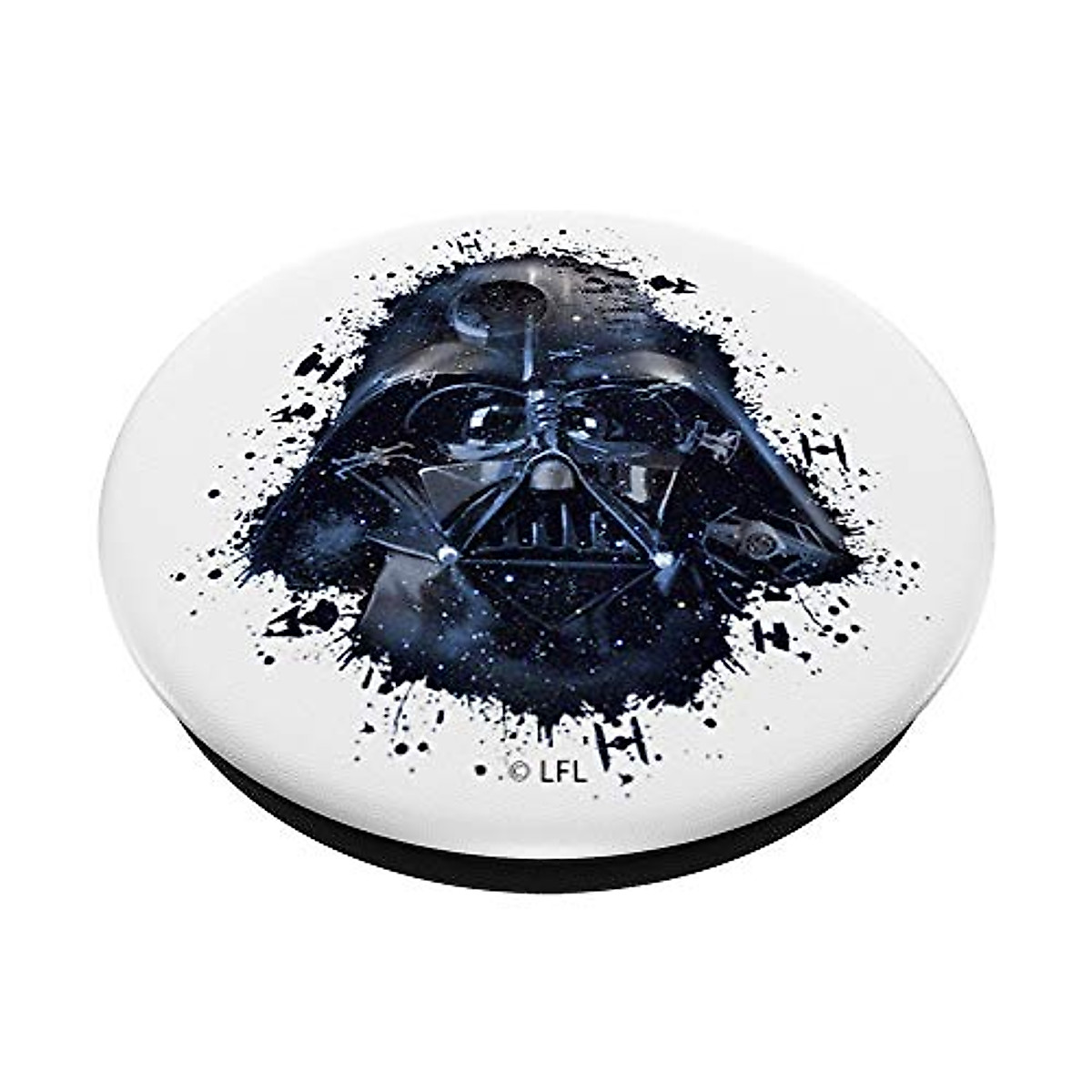 Star Wars Darth Vader Splatter Galaxy Helmet PopSockets PopGrip: Swappable Grip for Phones & Tablets