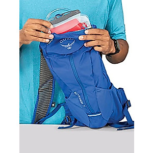 Osprey Katari 7L Men's Biking Backpack with Hydraulics Reservoir, Black