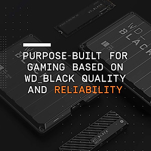 WD_Black 8TB D10 Game Drive, Portable External Hard Drive HDD Compatible with Playstation, Xbox, PC, & Mac - WDBA3P0080HBK-NESN (Renewed)