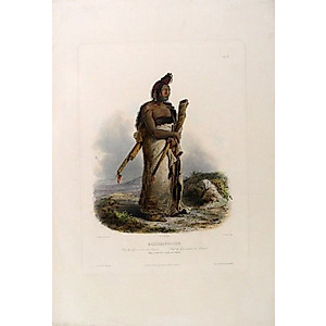 Mexkemahuastan. Chief of the Gros-ventres des Prairies.