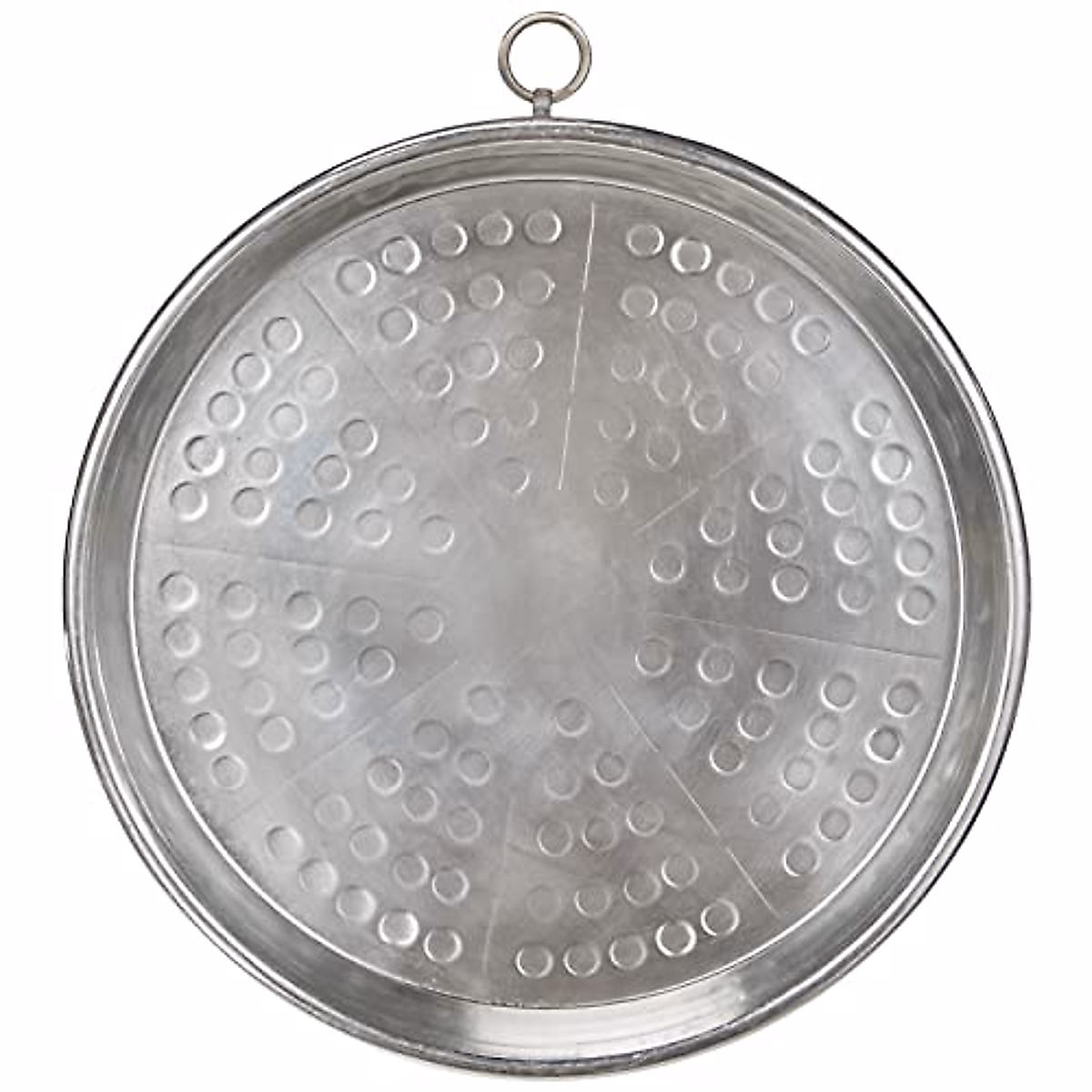 Pentole Agnelli Copper Mould for Farinas a, HaMm. erred with Rim, Diameter 32 cm.