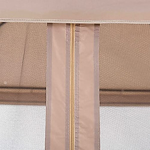 Sunjoy 10'x10' Hampton Softtop Steel Gazebo with Netting