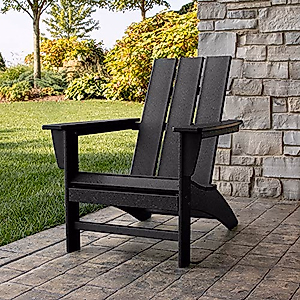 POLYWOOD AD420SA Modern Adirondack Chair, Sand