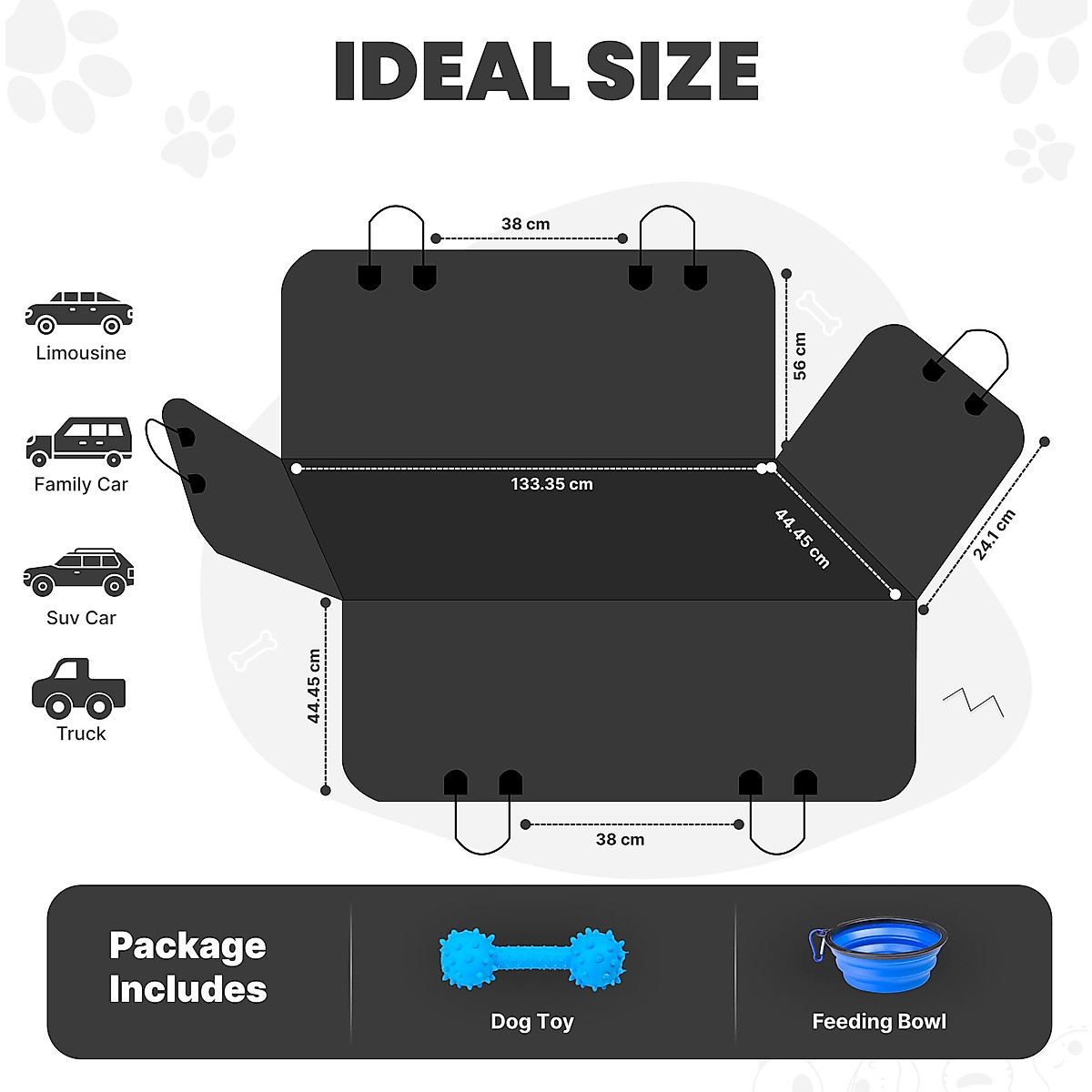 **Fire Sale!** Backyardpet Dog car seat Cover for Back seat, 100% Waterproof, Scratchproof, Nonslip Dog Hammock and Pet seat Covers Backseat, Travel Back seat Cover for Dogs for Cars