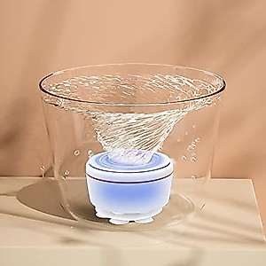 Mini Washing Machine Ultrasonic Turbine Washing, Portable Turbo Washing Machine for Travelling Business Trip Camping College Room Turbo Washer for Cleaning Sock,Underwear