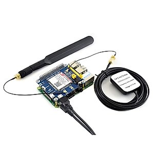 TOP1 SIM7600A-H 4G HAT for Raspberry Pi, LTE Cat-4 4G/3G Communication GNSS Positioning. Supports Raspberry Pi Series Boards and Jetson Nano