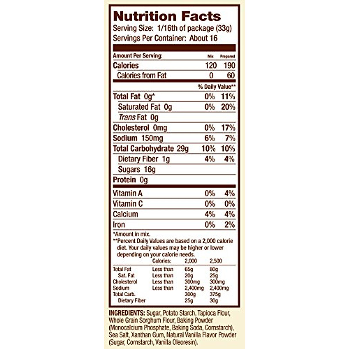 Bob's Red Mill Gluten Free Vanilla Yellow Cake Mix, 19-ounce (Pack of 4) (Package May Vary)